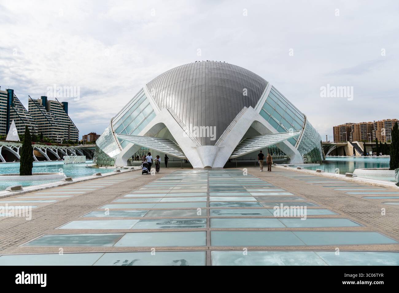 Valencia, Spain - May 15, 2025: View the City of Arts and Sciences in ...