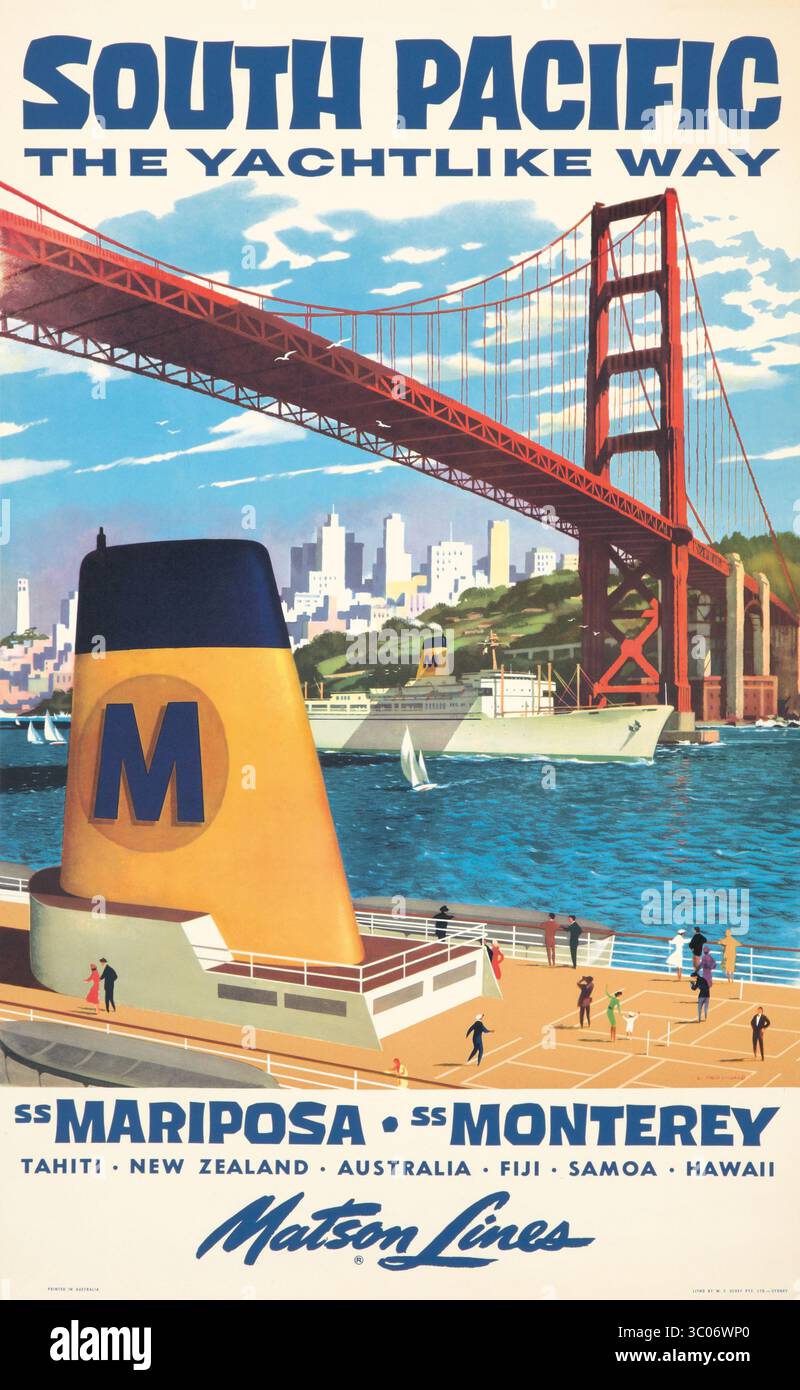 Matson poster hi-res stock photography and images - Alamy
