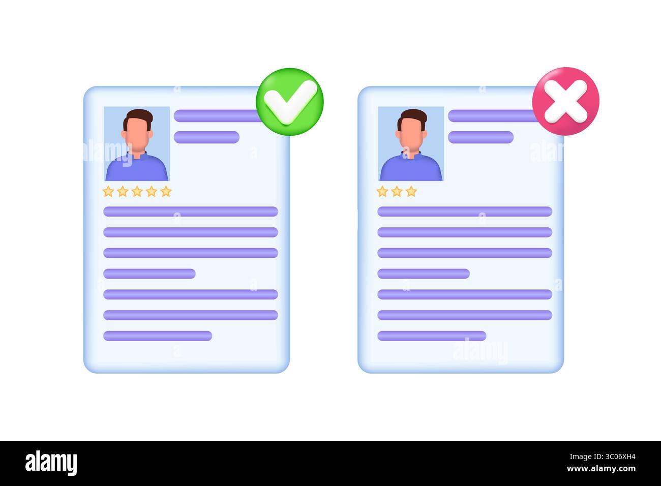 Cv application icon Cut Out Stock Images & Pictures - Alamy