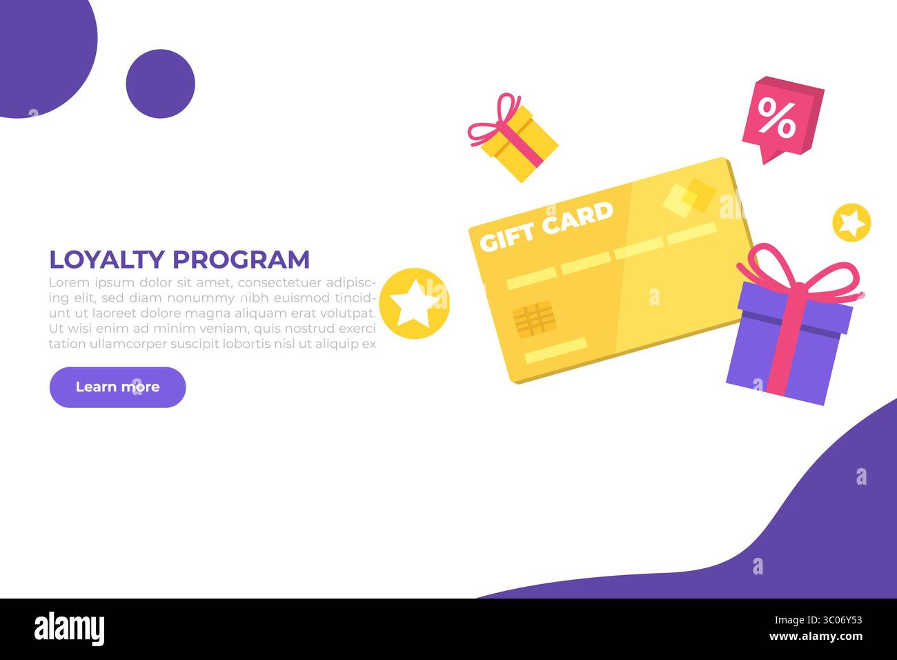 Discount, Loyalty card program and customer service. Vector ...