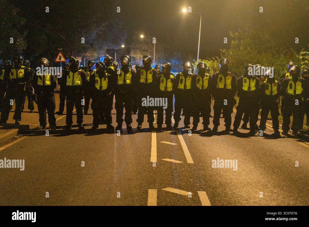 Epping protest july 2025 hi-res stock photography and images - Alamy