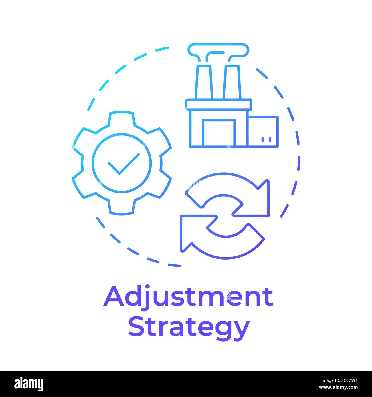 Dynamic business management strategy Cut Out Stock Images & Pictures ...