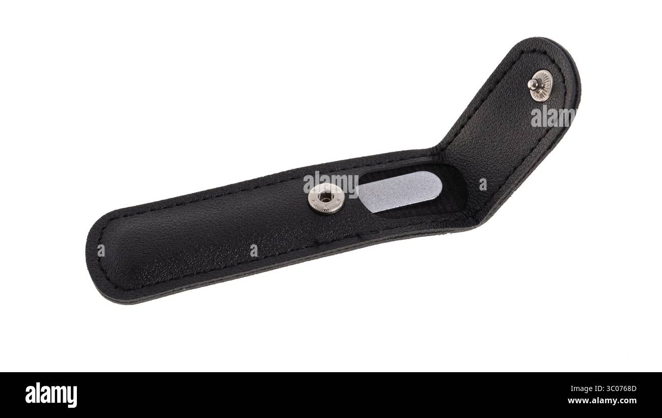 Leather tool holder for safe and easy tool access Stock Photo - Alamy