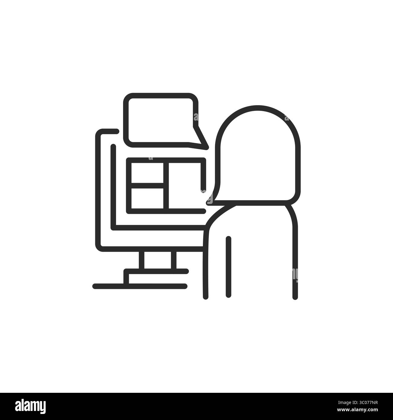Communication video call Black and White Stock Photos & Images - Alamy