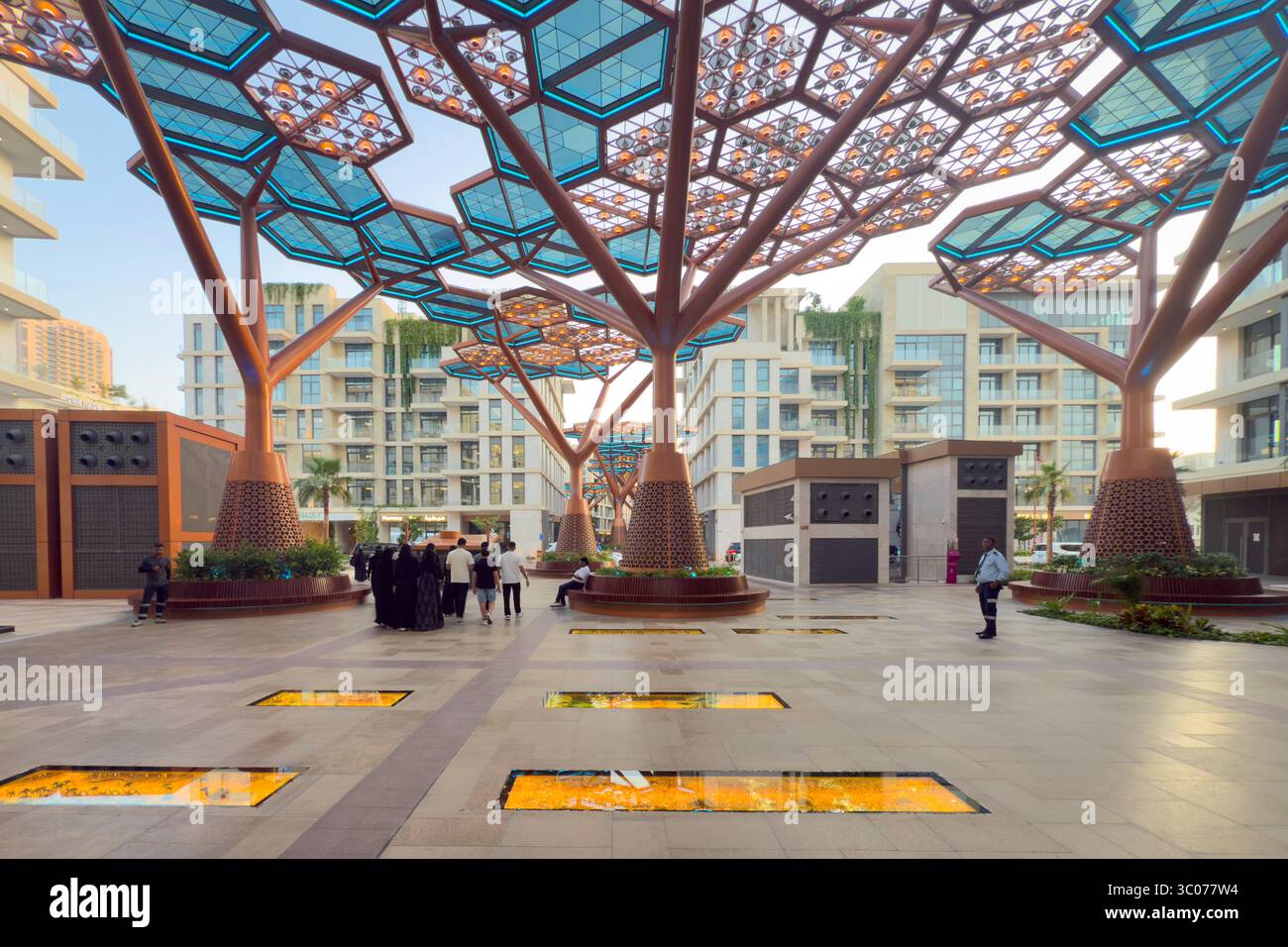 Doha, Qatar - July 19, 2025: Crystal Walk, Gewan Island Pearl Qatar ...
