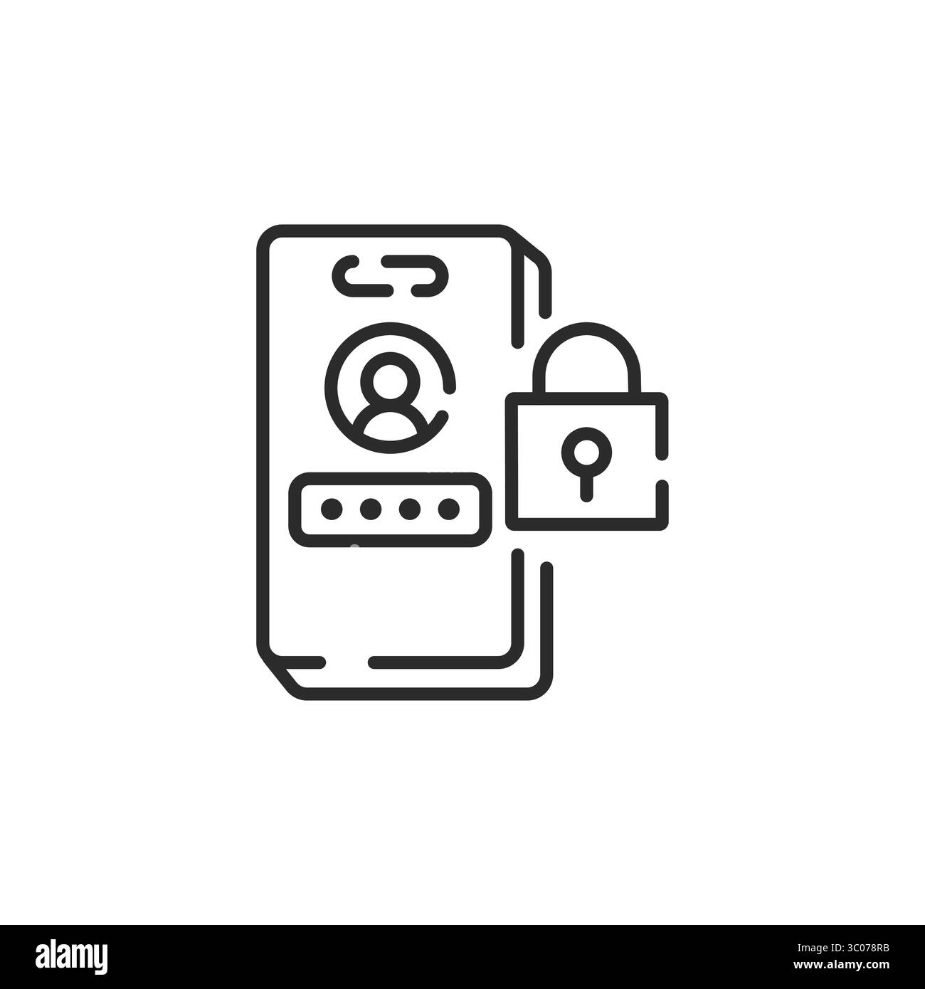 User privacy mobile security Black and White Stock Photos & Images - Alamy