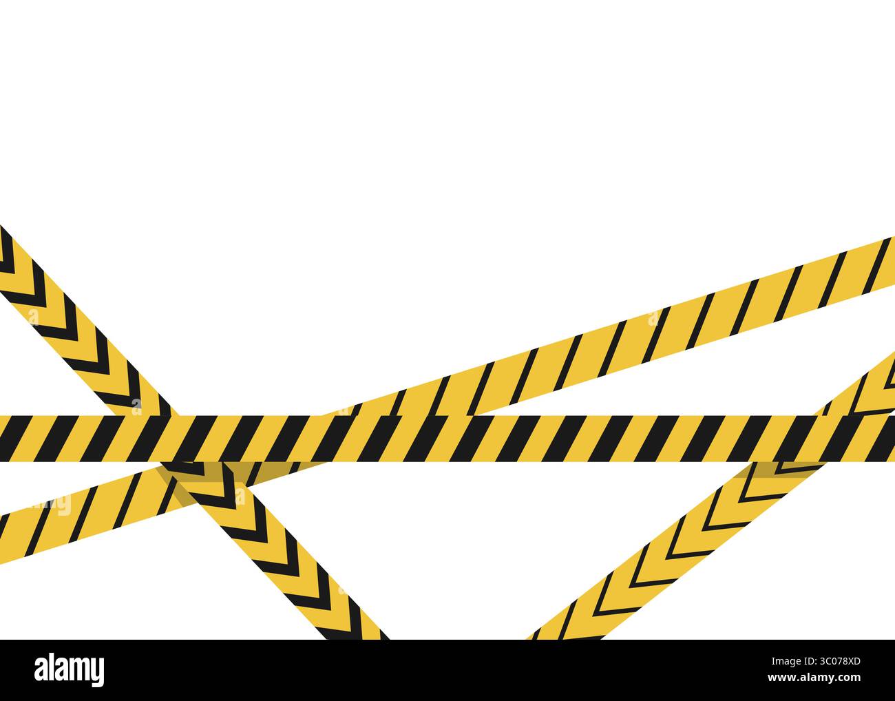Minimal background featuring yellow and black caution tape, commonly ...