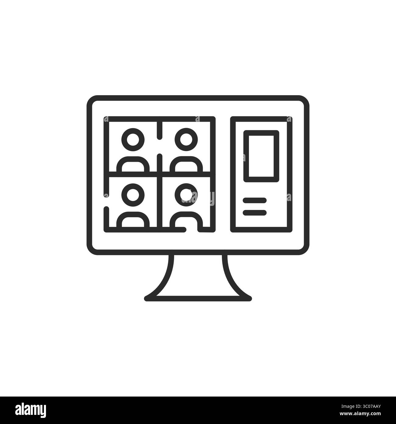 Remote conference Black and White Stock Photos & Images - Alamy