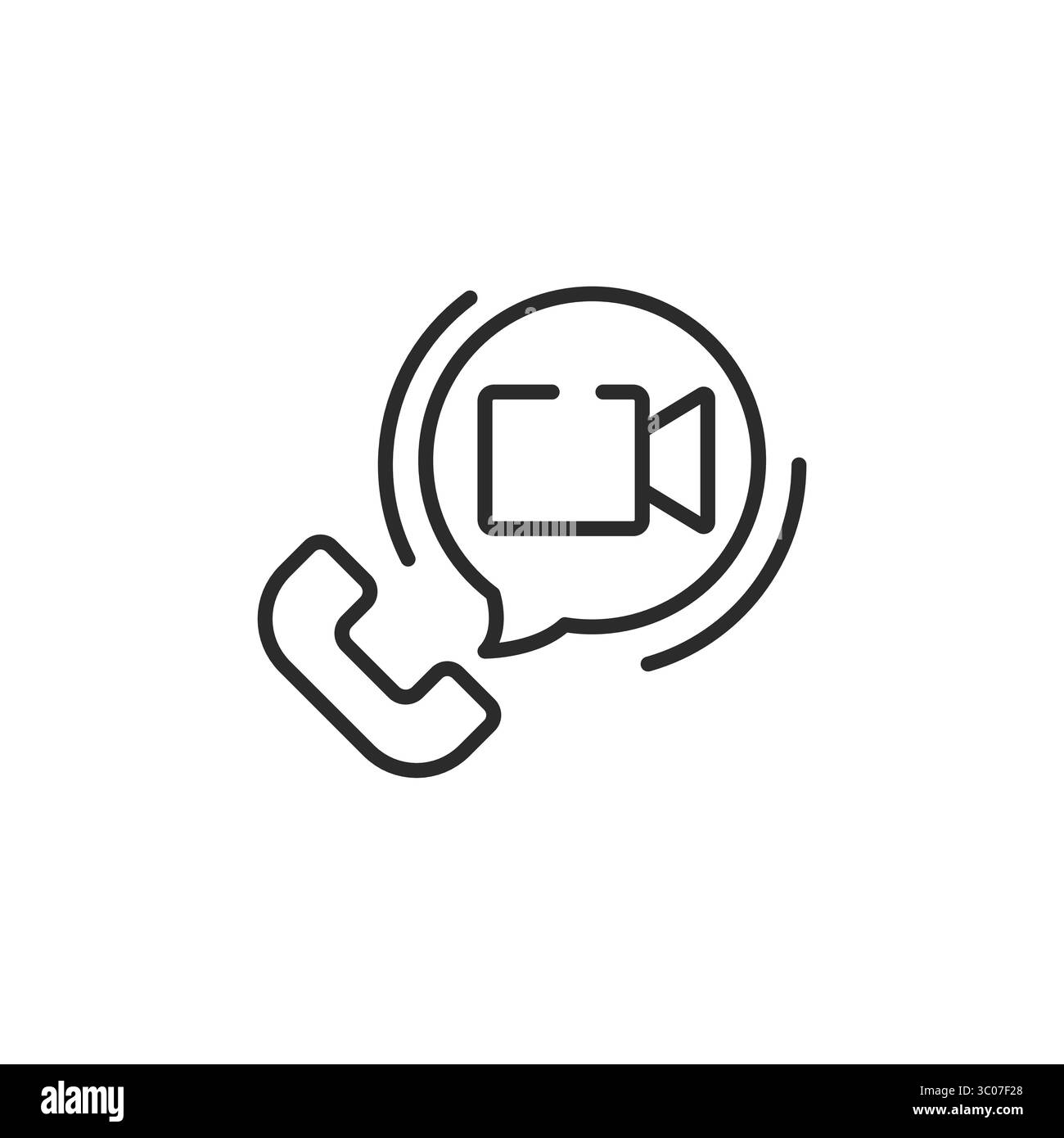 Notification connect Cut Out Stock Images & Pictures - Alamy