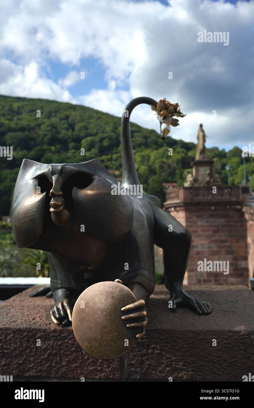 RECORD DATE NOT STATED the famous ape statue on the bridge in ...