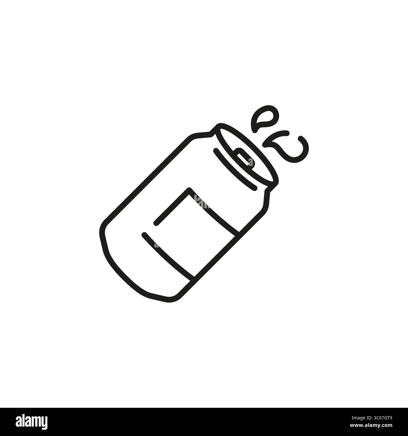 Open soda can splash Stock Vector Images - Alamy