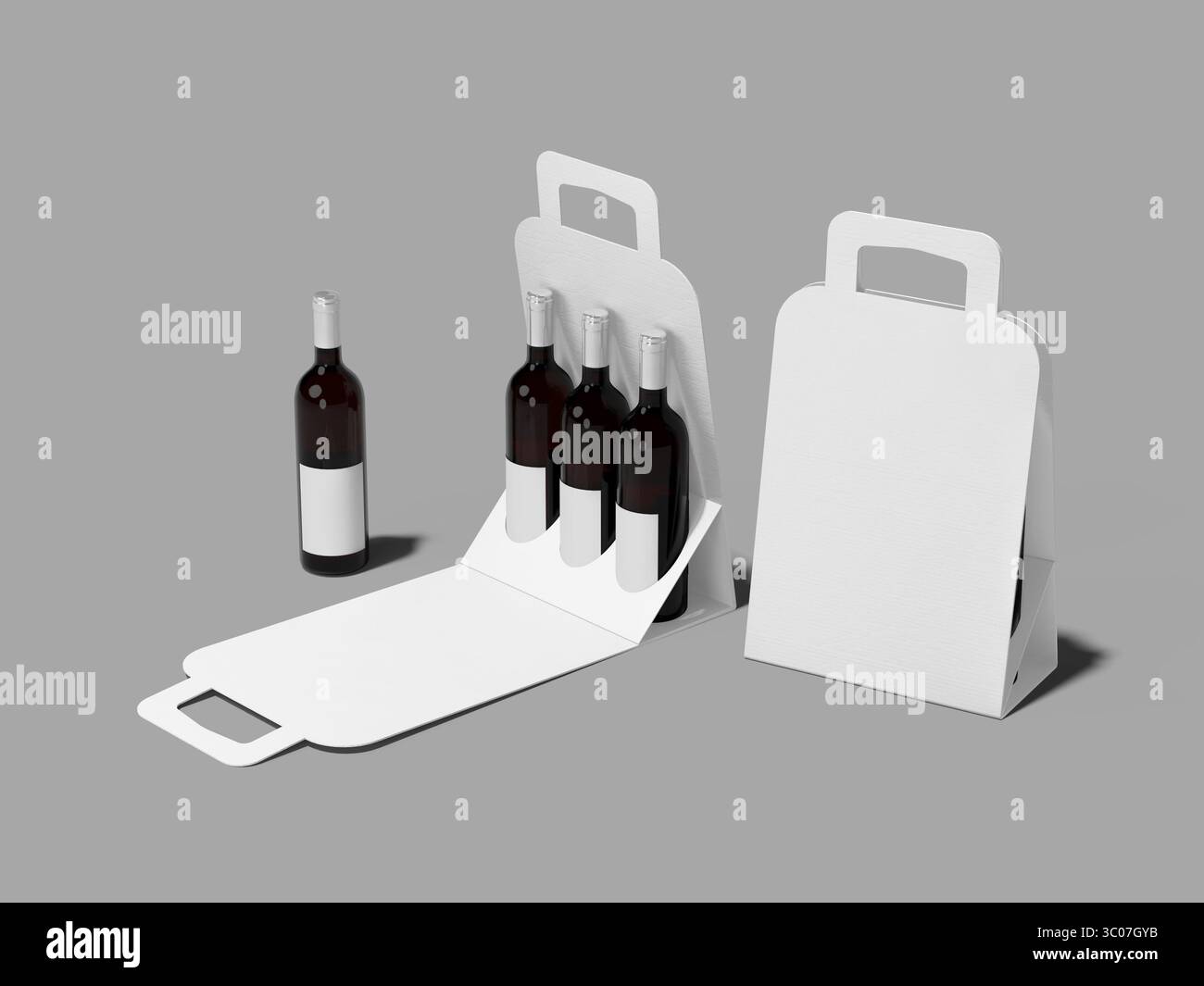 Wine carrier box hi-res stock photography and images - Alamy