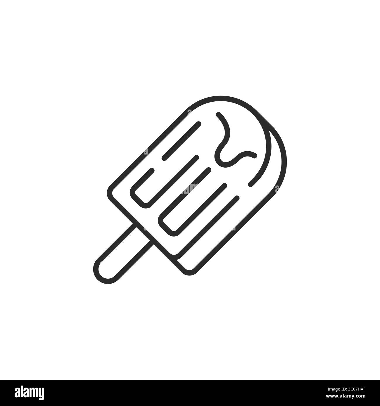 Popsicle stick melt Stock Vector Images - Alamy
