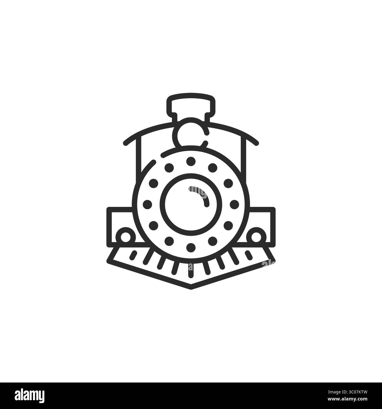 Steam Locomotive Icon Stock Vector Image & Art - Alamy