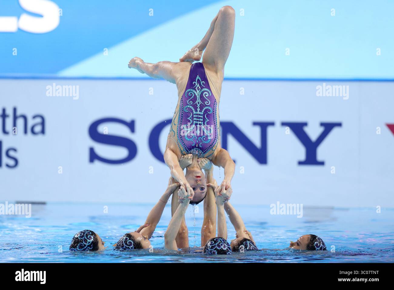 Singapore City, Singapore.20th July 2025. China's artistic swimming ...