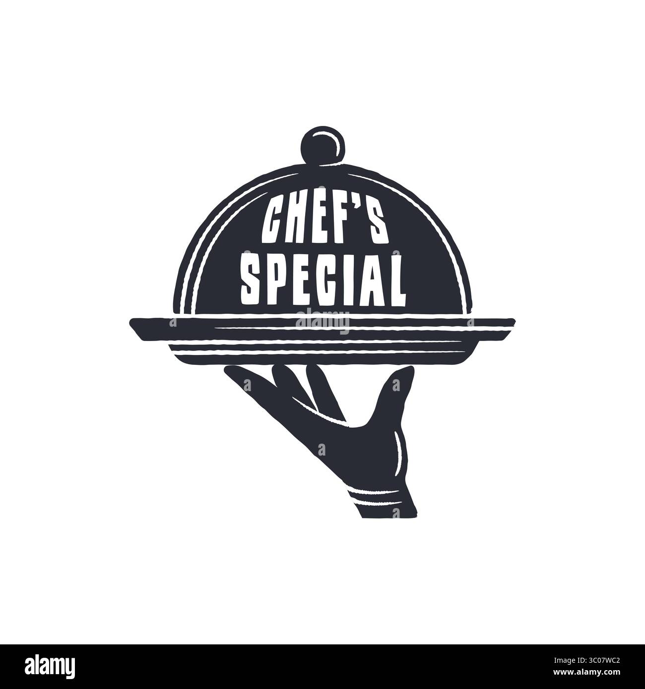 Chef fine dish design Stock Vector Images - Alamy