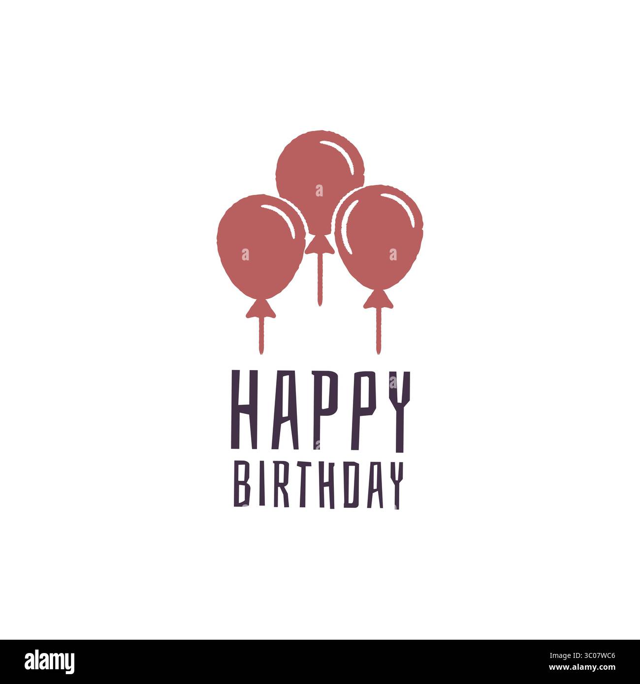 Birthday concept colorful round Stock Vector Images - Alamy