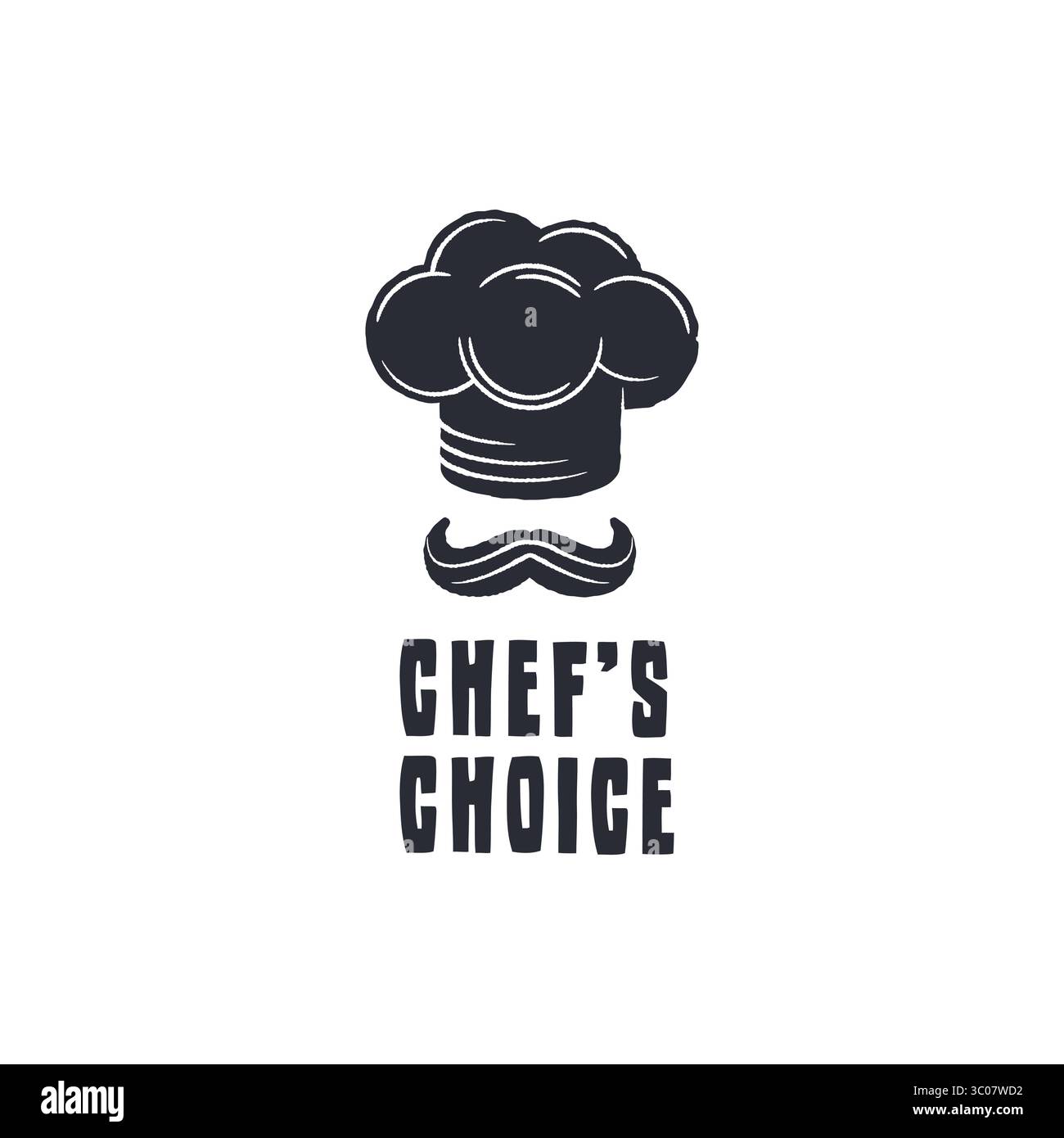 Vintage chef master logo hi-res stock photography and images - Alamy