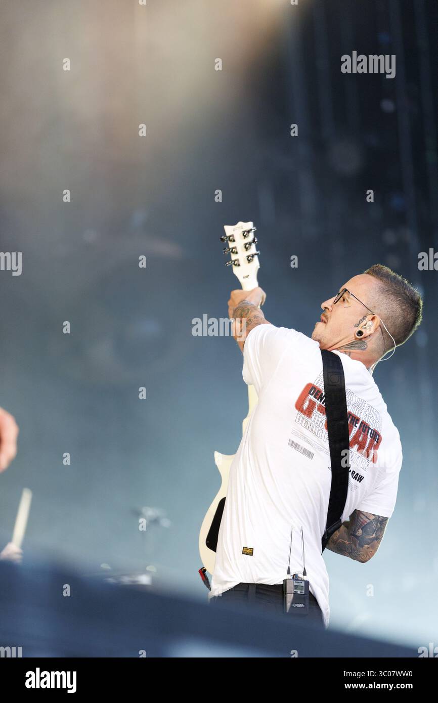 "Seiler & Speer" during a concert at the Ernst Happel Stadium in Vienna ...