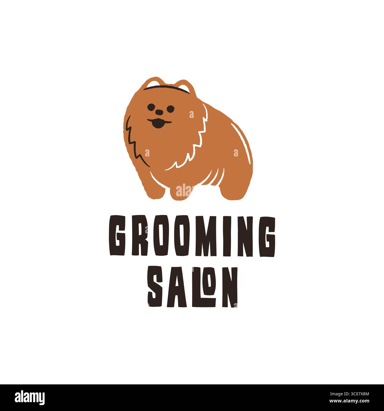 Logo vector dog salon Cut Out Stock Images & Pictures - Alamy