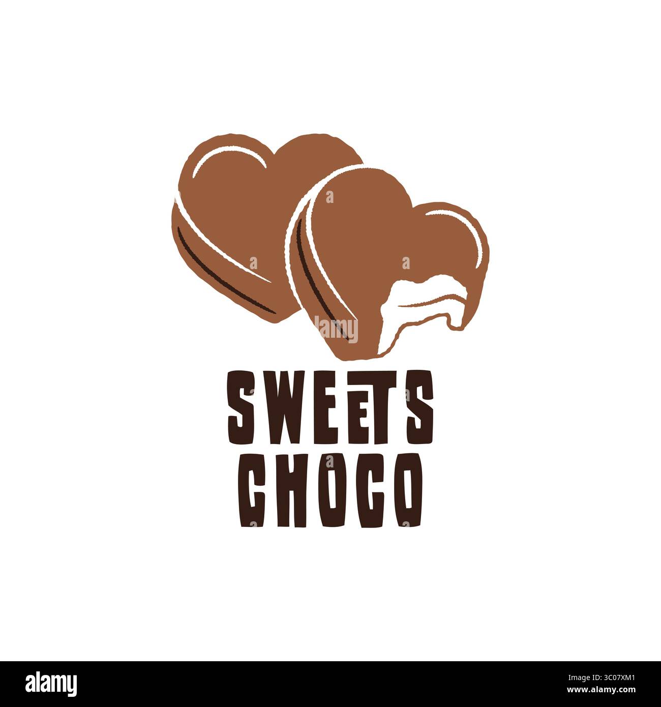 Sweets Chocolate Logo Stock Vector Image & Art - Alamy