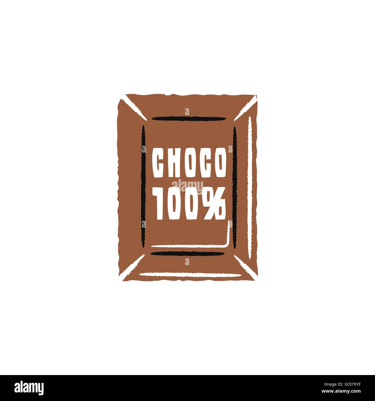 Chocolate Bar Logo Stock Vector Image & Art - Alamy