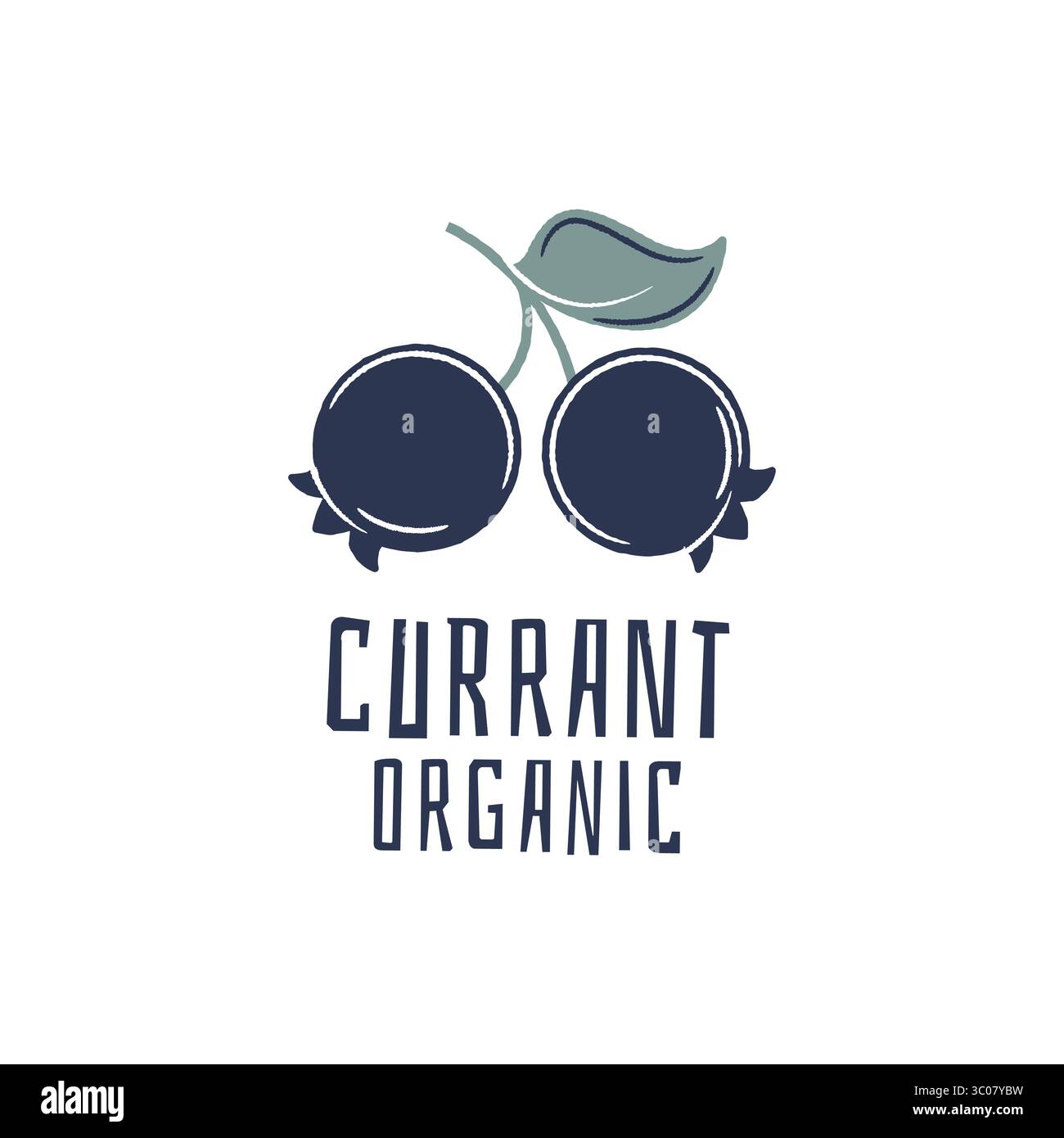 Currant Organic Logo Stock Vector Image & Art - Alamy