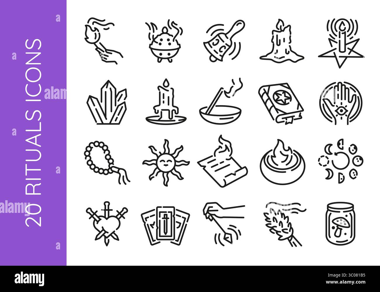 Holy fire ritual Stock Vector Images - Alamy