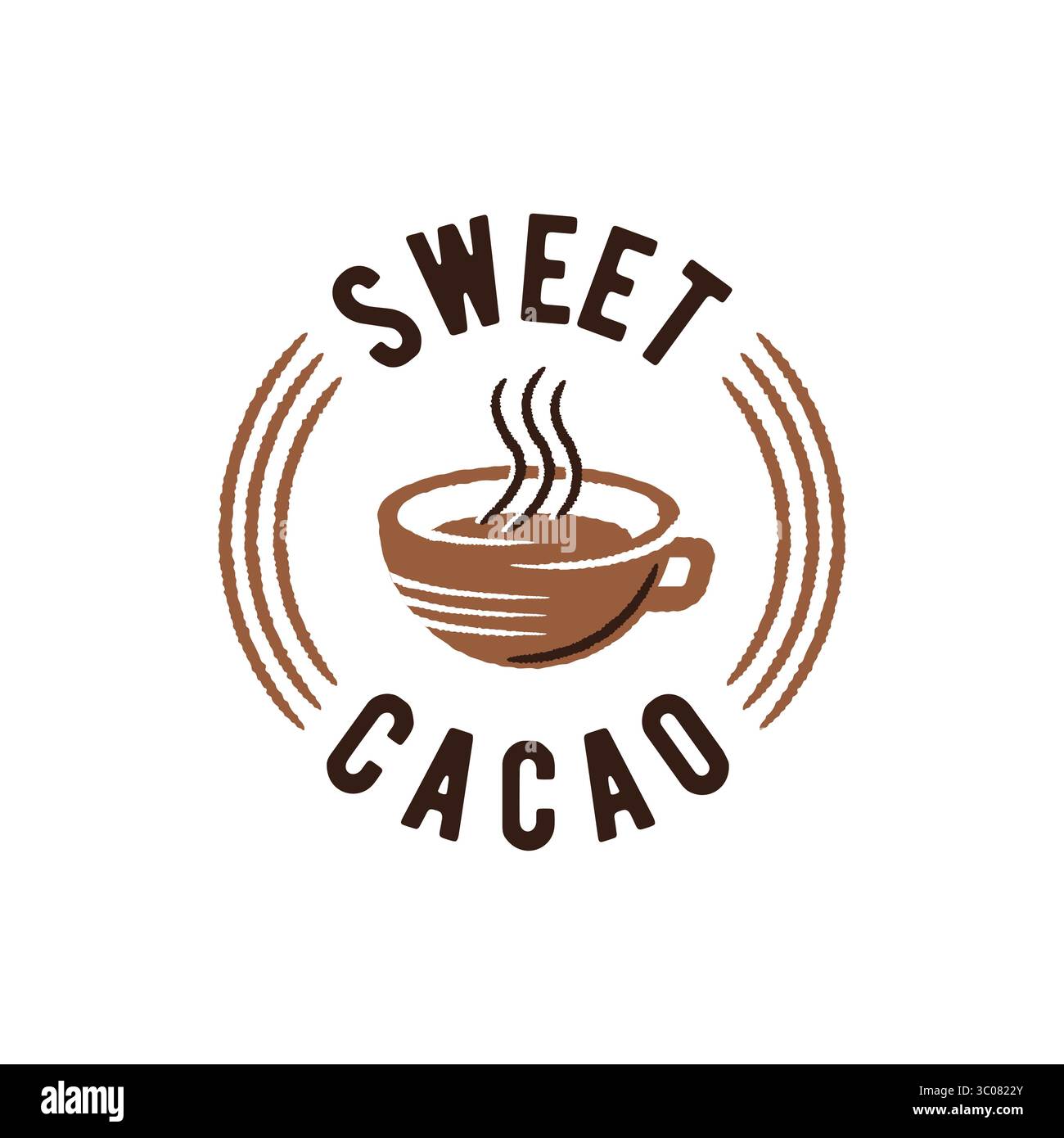 Sweet Cacao Logo Stock Vector Image & Art - Alamy