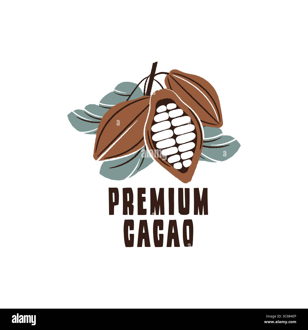Premium Cacao Logo Stock Vector Image & Art - Alamy