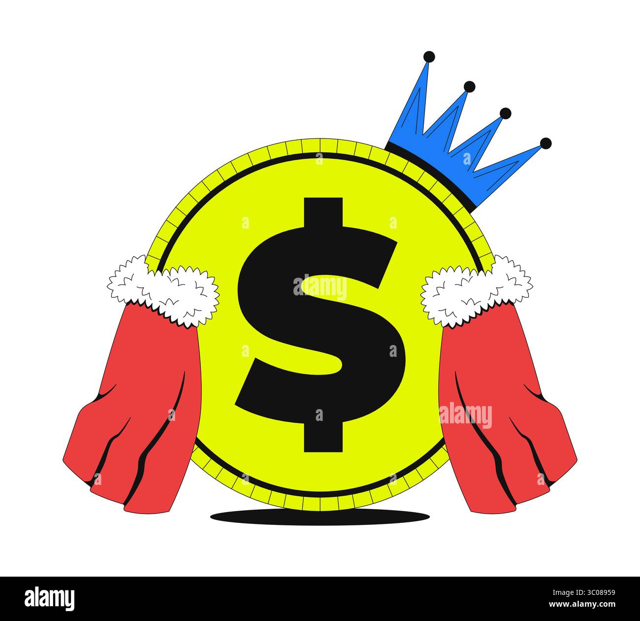 Main currency 2D onboarding ui illustration Stock Vector Image & Art ...