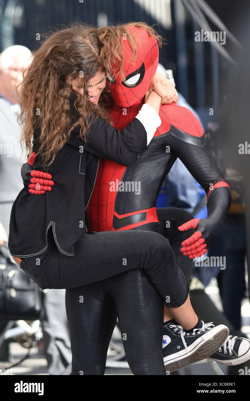Spider man far from home on set hi-res stock photography and images - Alamy