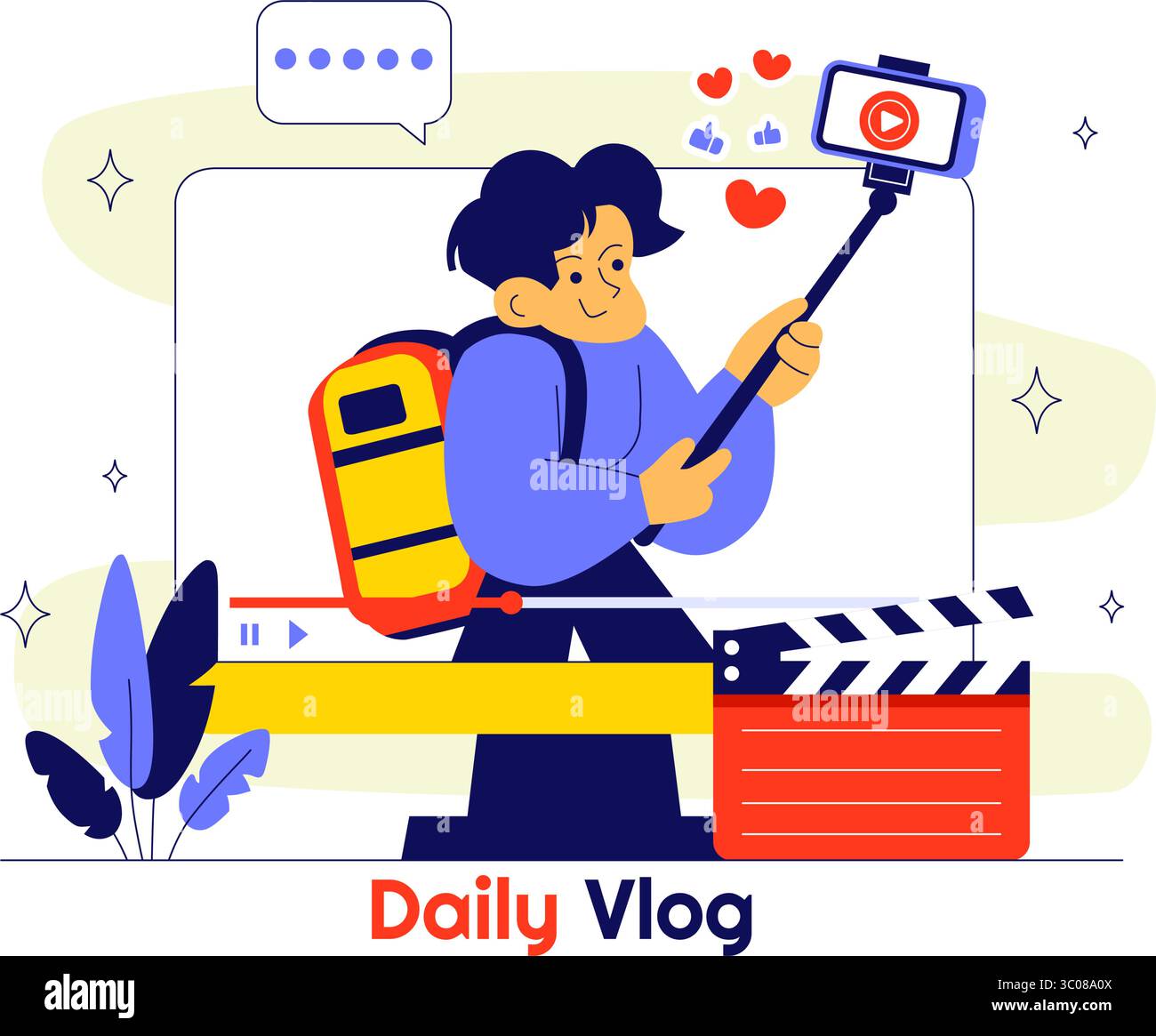 Daily broadcasting Cut Out Stock Images & Pictures - Alamy