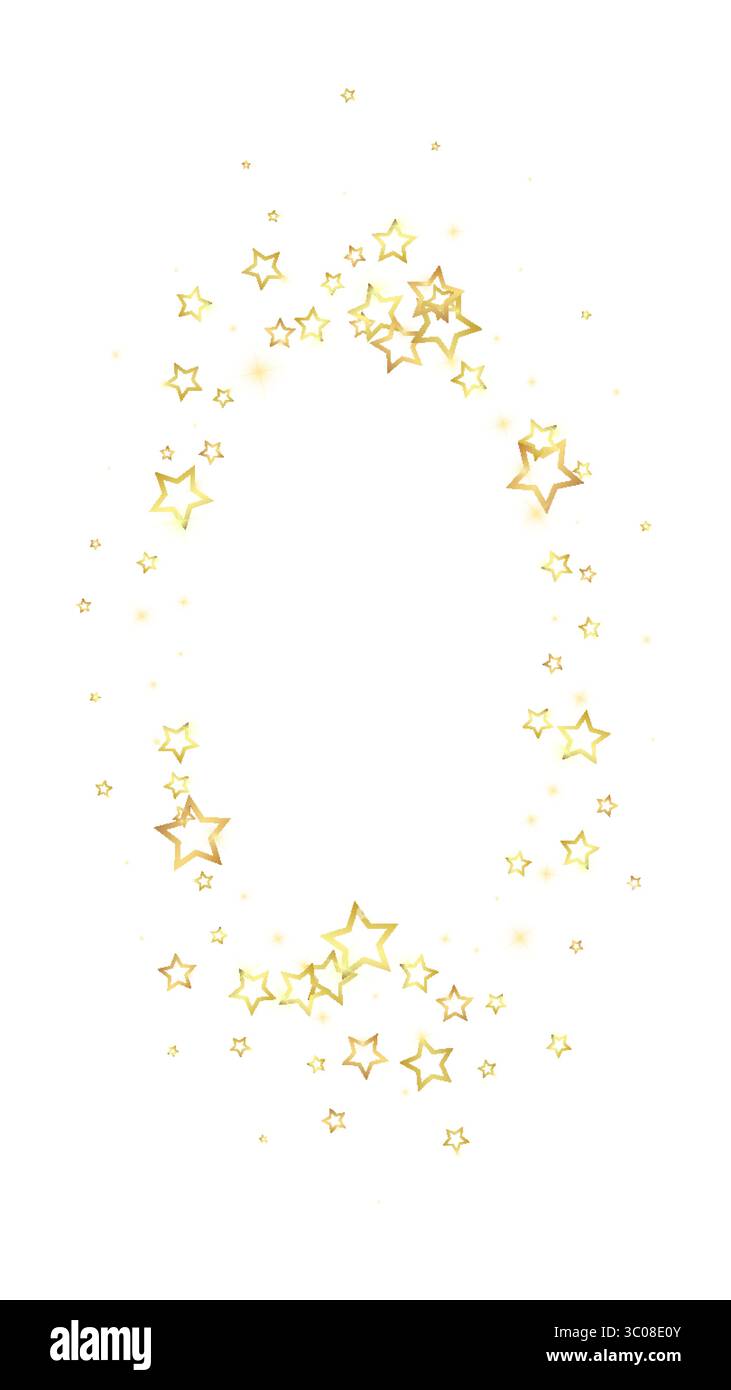 Christmas stars vector overlay. Magic stars luxury sparkling confetti ...
