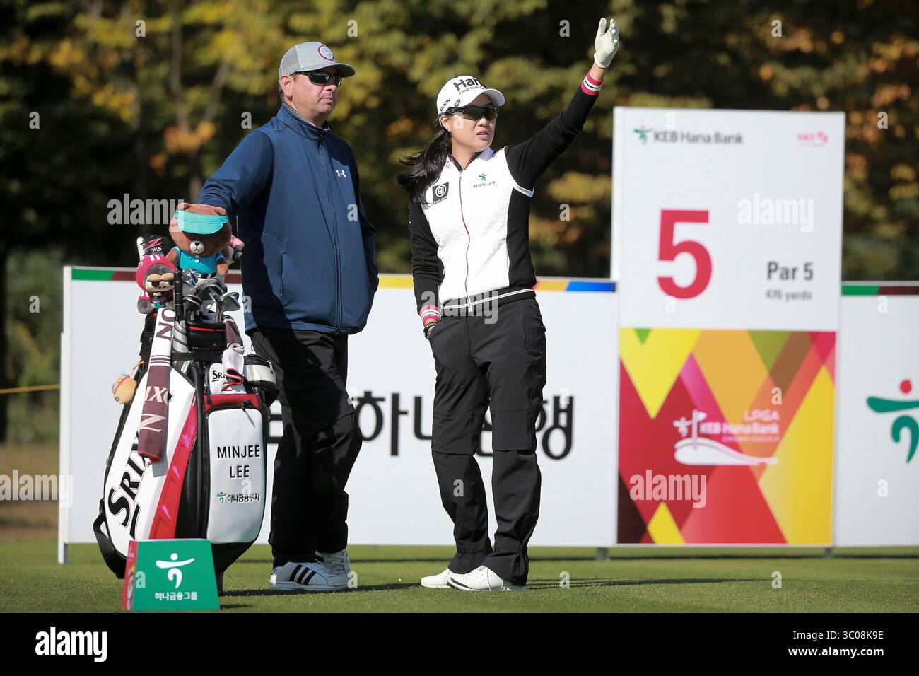 October 10, 2018 - Incheon, South Korea - Min Jee Lee of Australia action on the 5th tee during ...
