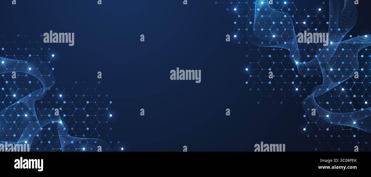 Concept future genetic technology Stock Vector Images - Alamy