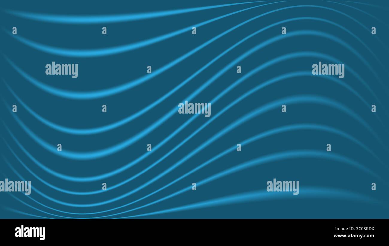 Abstract blue wave shapes Stock Vector Images - Alamy