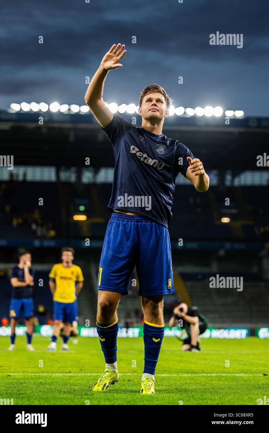 Brondby, Denmark. 20th, July 2025. Filip Bundgaard of Broendby IF seen ...