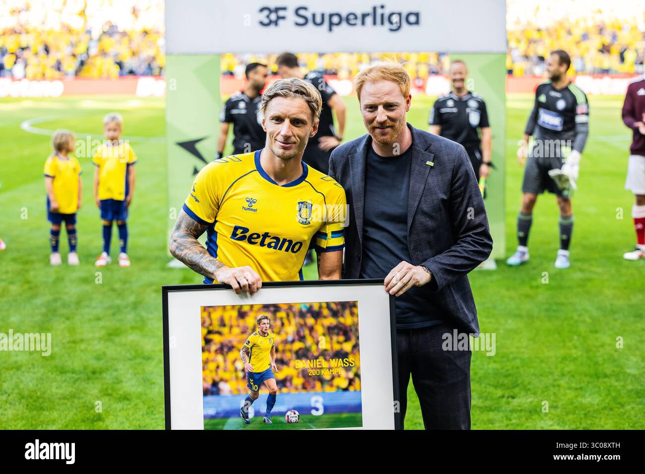 Brondby, Denmark. 20th, July 2025. Daniel Wass of Broendby IF seen with ...