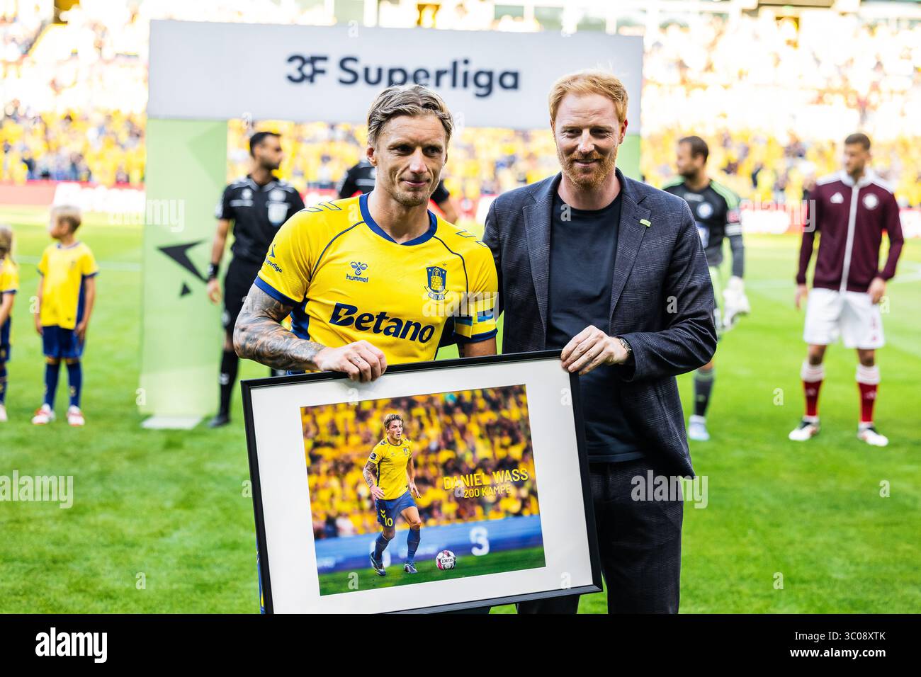 Brondby, Denmark. 20th, July 2025. Daniel Wass of Broendby IF seen with ...