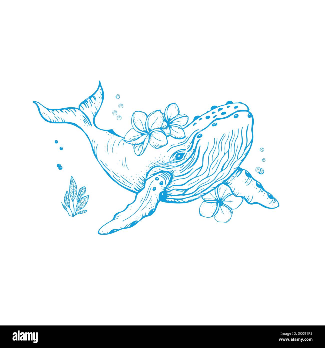 Sea silhouette composition underwater Stock Vector Images - Alamy