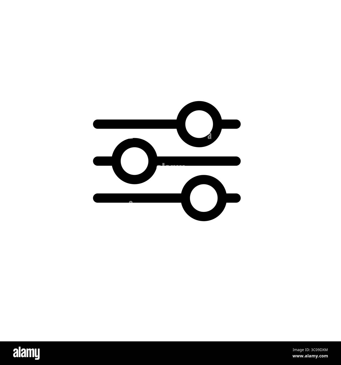 Icon User Interface Filter Vector Outline Style Stock Vector Image & Art - Alamy