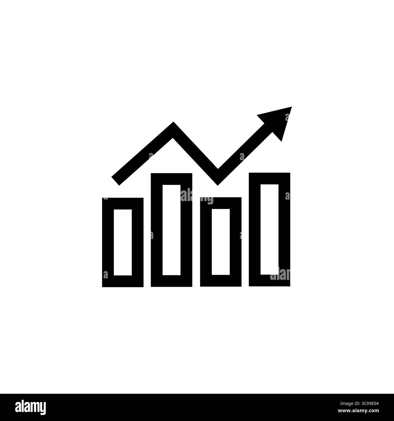 Icon User Interface trending Vector Outline Style Stock Vector Image & Art - Alamy