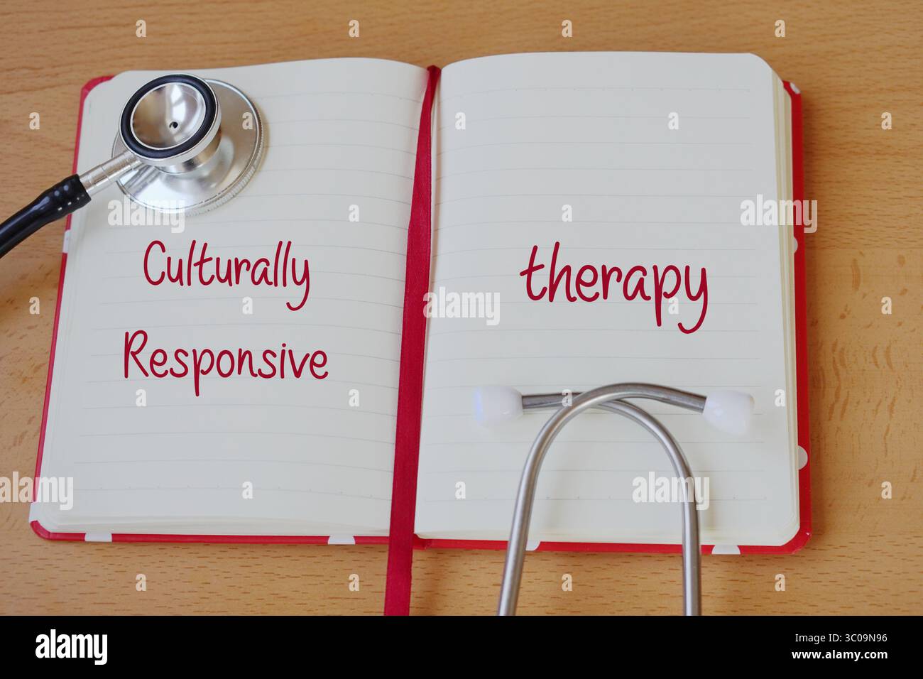 medical concepts. culturally responsive therapy. words written in ...