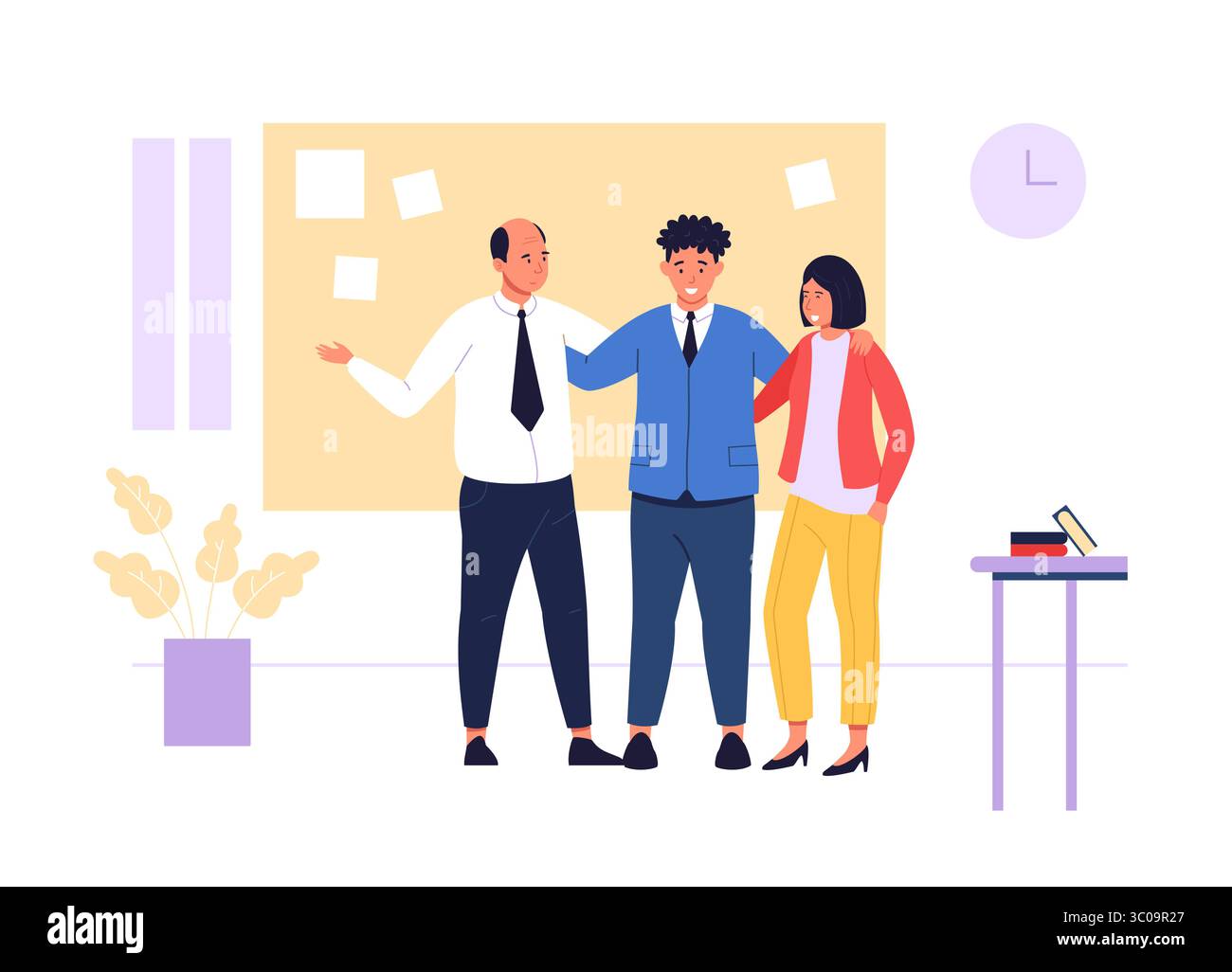 Professionals positive Stock Vector Images - Alamy