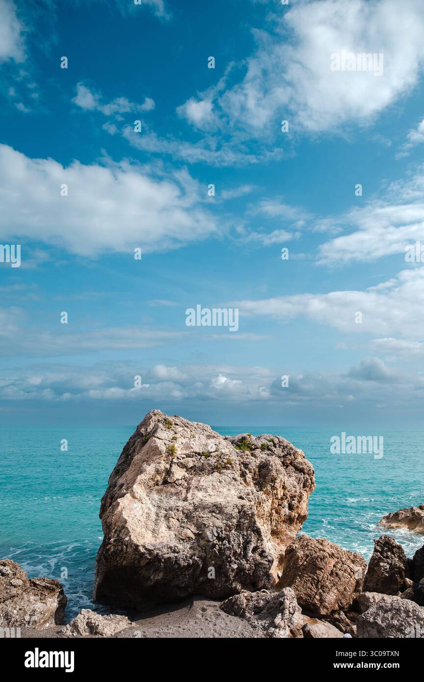 Serene coastal rock formation hi-res stock photography and images - Alamy