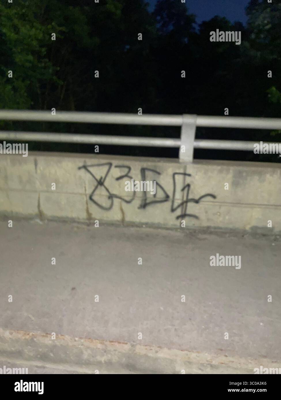 Crips gang graffiti and markings in Detroit, Michigan, USA (ScoreGang ...