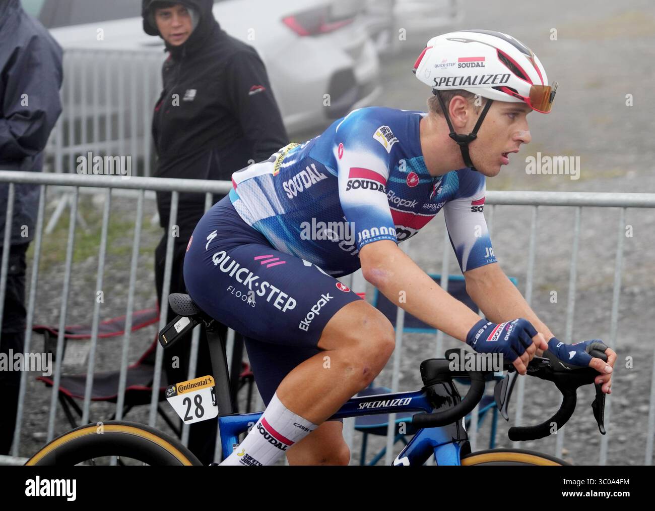 Ilan Van Wilder of Soudal Quick-Step during the Tour de France 2025 ...