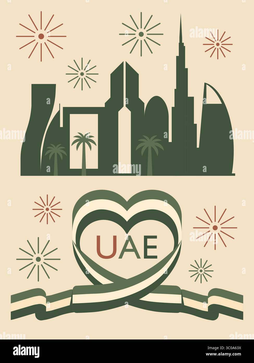 Travel Poster for the United Arab Emirates Stock Vector Image & Art - Alamy