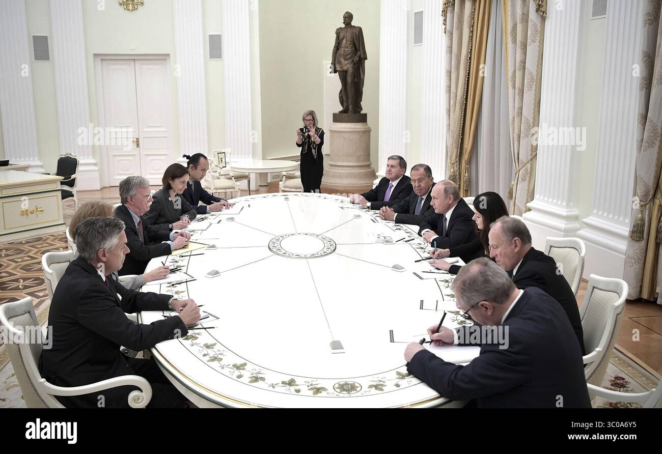 October 23, 2018 - Moscow, Russia - U.S. National security adviser John ...